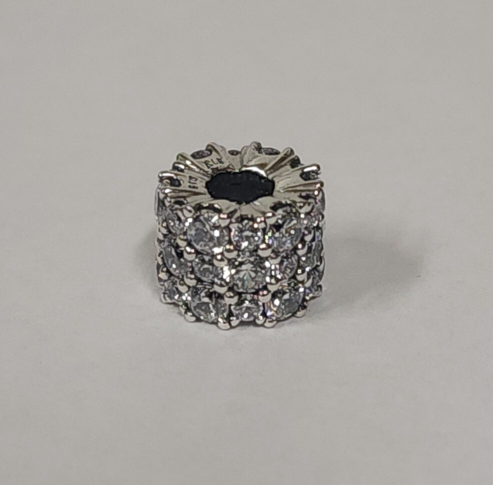 AUTHENTIC PANDORA CLEAR SPARKLE CHARM #798487C01 | eBay