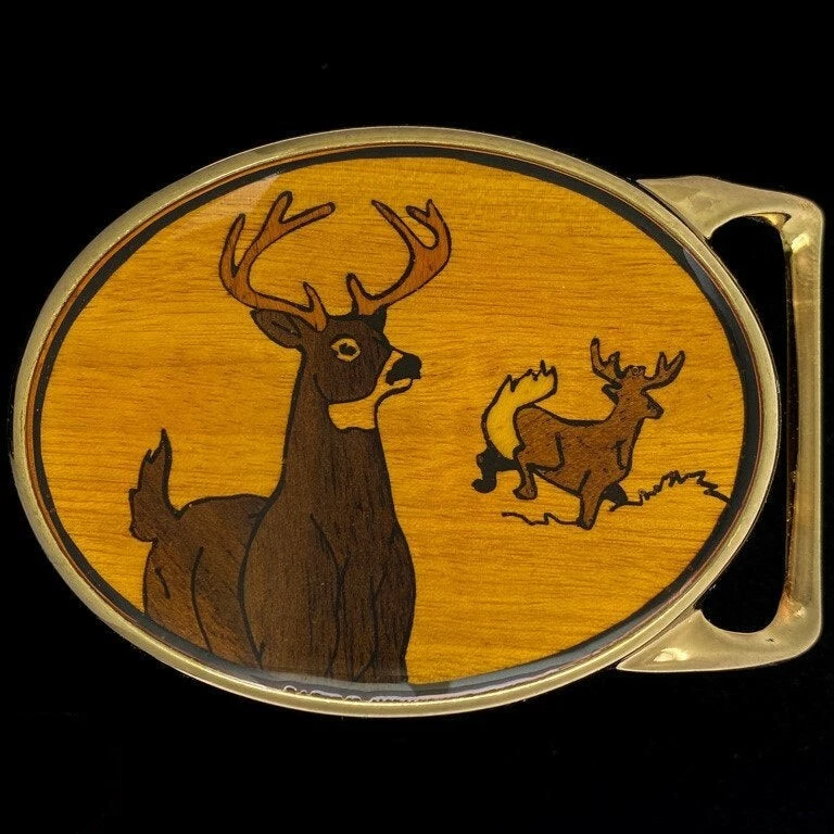 Deer Hunting Belt Buckles