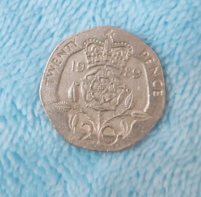 1989 20p - Twenty Pence Coin Rare Elizabeth II | eBay