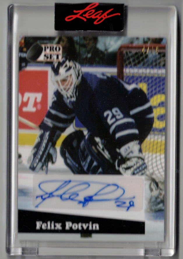 FELIX POTVIN 20-21 Leaf Pro Set Memories Autograph Signed Auto Maple ...
