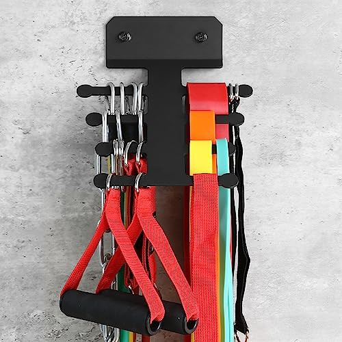 Resistance Rack Band Storage Hanger Gym Equipment Organizer Pull Up ...