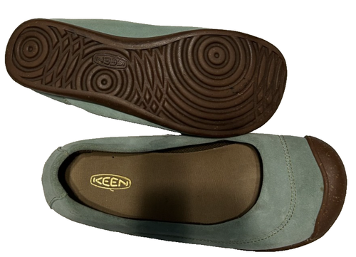 Keen Women Shoes Mint Color with Brown Soles Low Heel Suede Walk ...