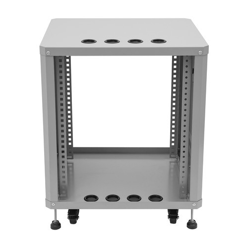 Network & Stereo Rack Rolling Server Rack Open Cabinet with Caster ...