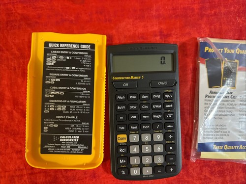 Calculated Industries Construction Master 5 Calculator Model 4050 | eBay