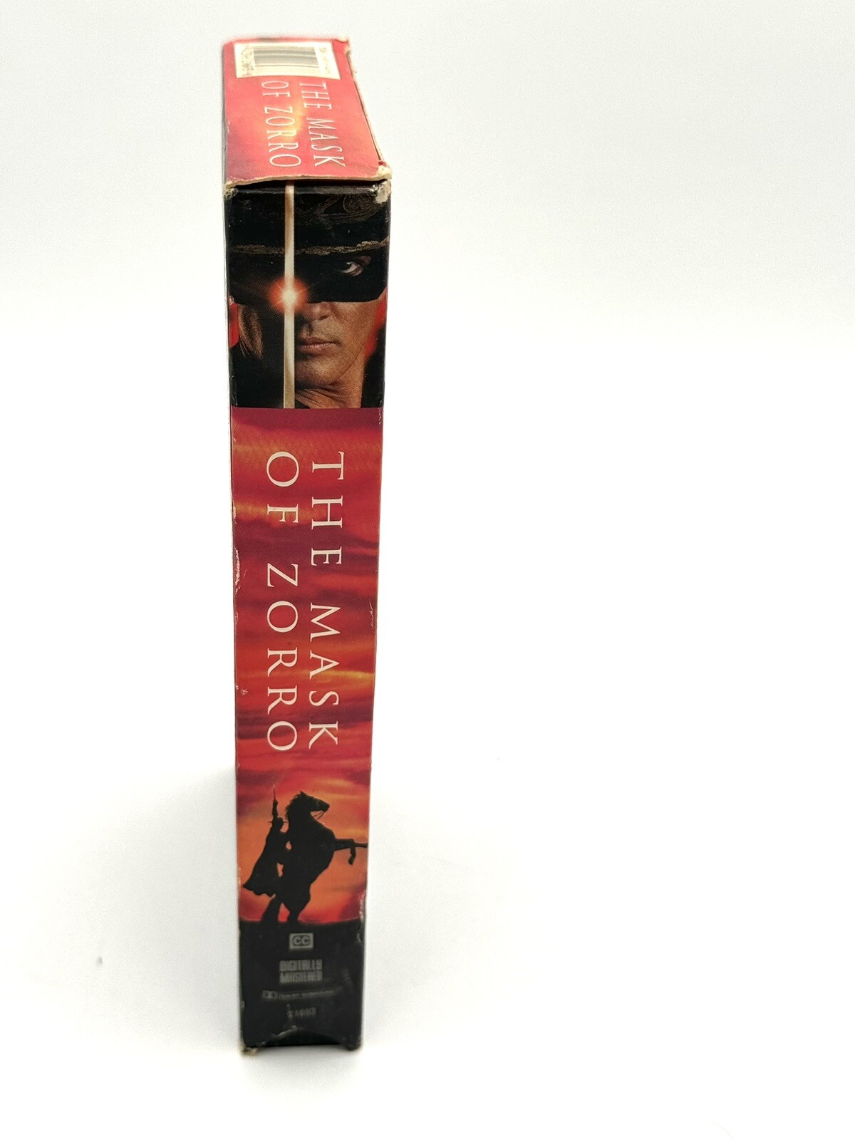 The Mask of Zorro VHS 1998 Anthony Hopkins Antonio Banderas Tristar ...