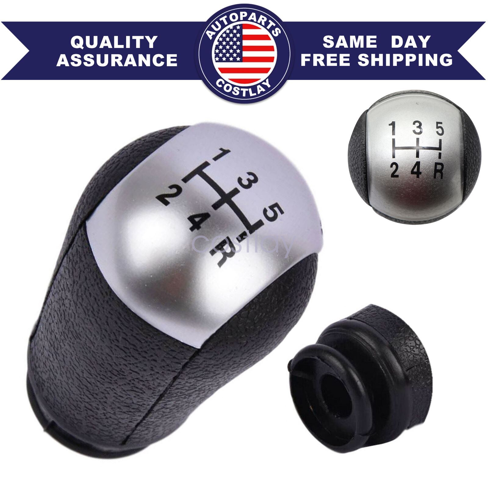 For 2005-10 Ford Mustang GT Manual Transmission 5 Speed Shifter Knob ...
