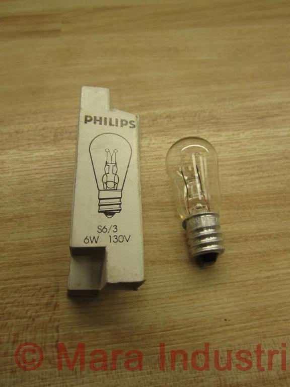 Philips S6/3 Light Bulb 6W 130V (Pack of 3) | eBay