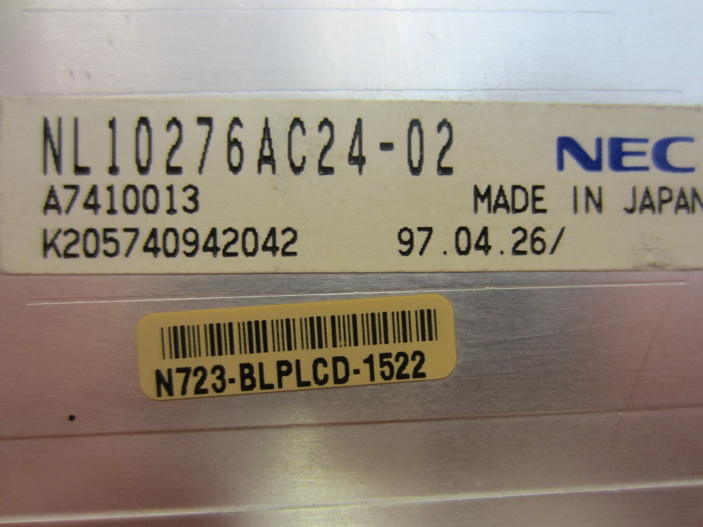 NEC NL10276AC24-02 12.1" TFT LCD Panel | eBay