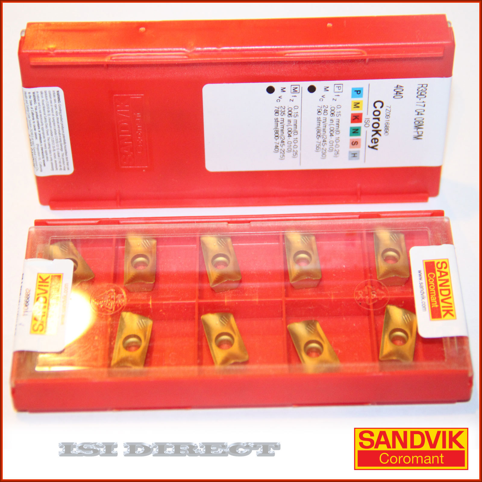 R390 17 04 08M PM 4040 SANDVIK *** 10 INSERTS ** FACTORY PACK ** | eBay