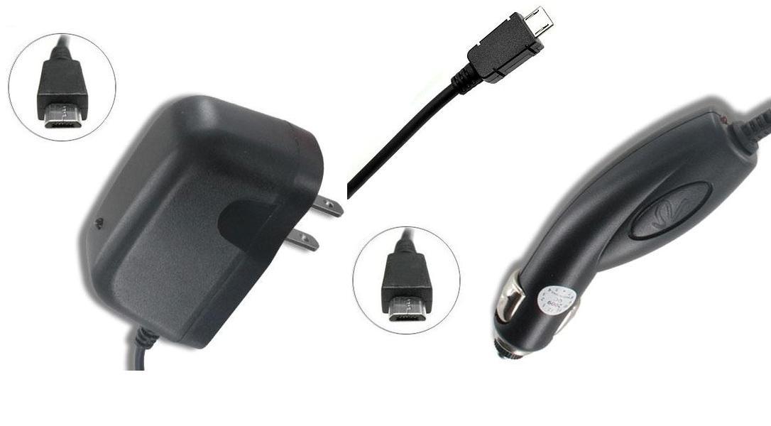 micro usb Home & Car Chargers for AT&T Pantech Ease P2020/ Jest TXT8040 ...