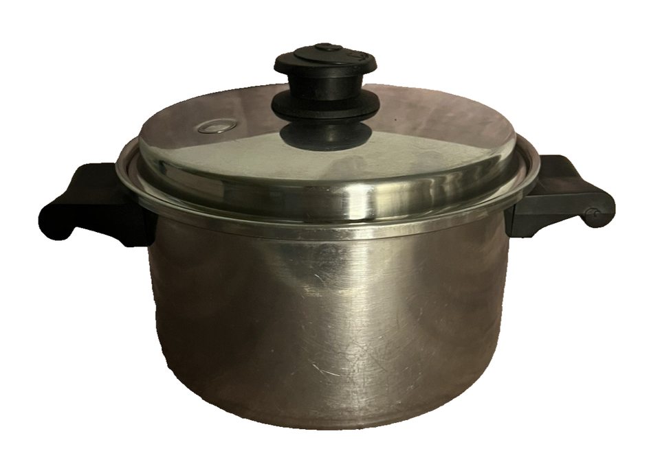 Saladmaster 2 QT Utility Pot with Lid Stainless Steel 18-8 Tri Clad | eBay