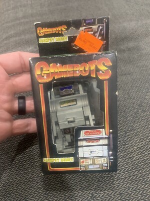 VTG 1980s Gamebots Jackpot Slot Machine Transformers Robot Toy NOS NIB ...