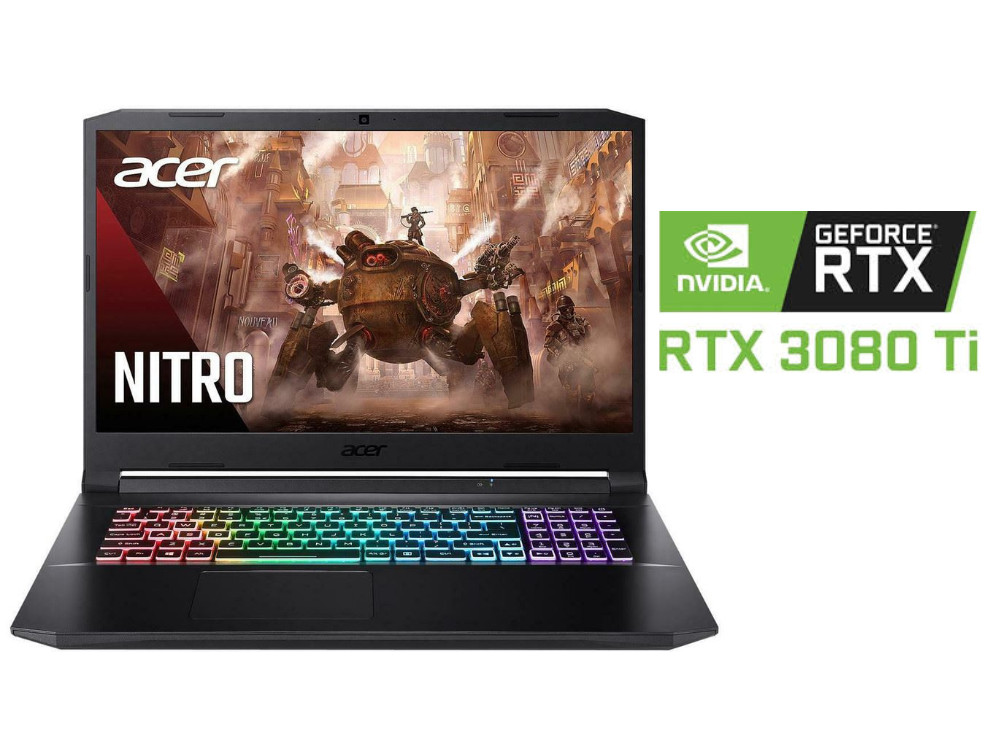 Acer Nitro 5 Laptop 17.3" 16GB 1TB NVIDIA GeForce RTX 3080 Very Good ...