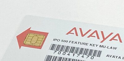 AVAYA IP OFFICE IP500 FEATURE KEY MU-LAW SMART LICENSE CARD IPO IP 500 ...