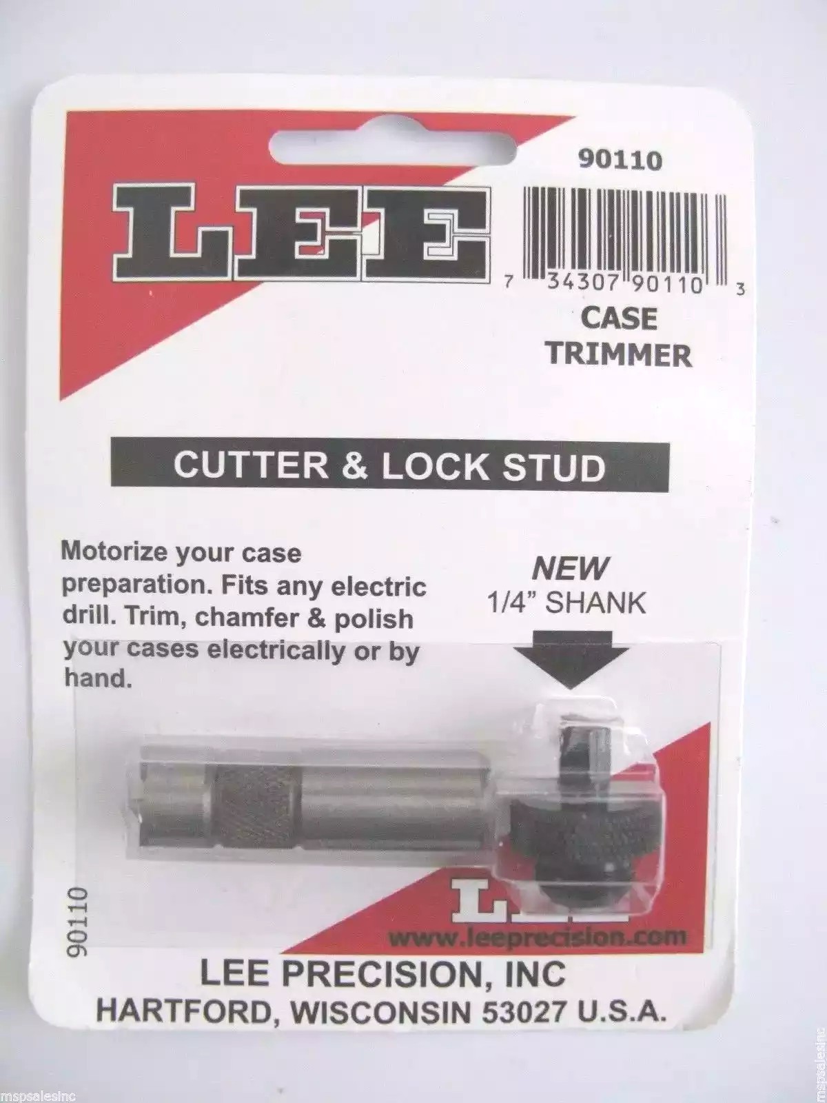 LEE 90110 CASE TRIMMER CUTTER & LOCK STUD 734307901103| eBay