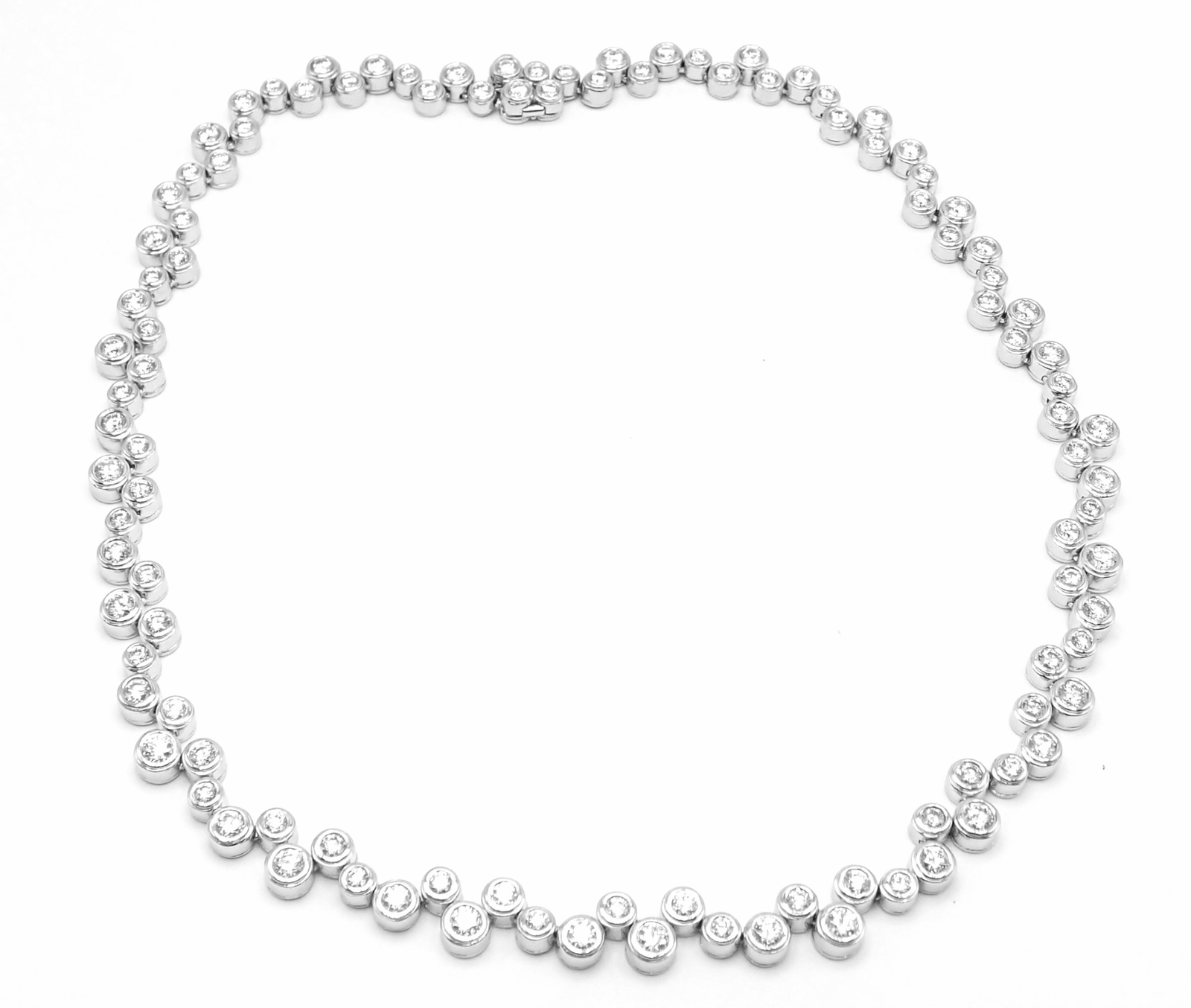 Authentic! Tiffany & Co Bubbles Platinum 10ct Diamond… - Gem
