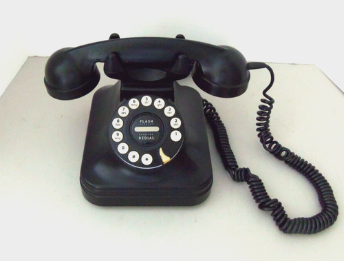 POTTERY BARN Vintage Style Rotary Phone - Push Button "Grand" Phone ...