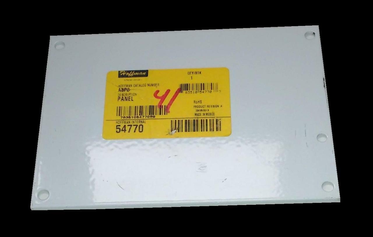 New Hoffman A6P6 Enclosure White Steel Back Panel | eBay