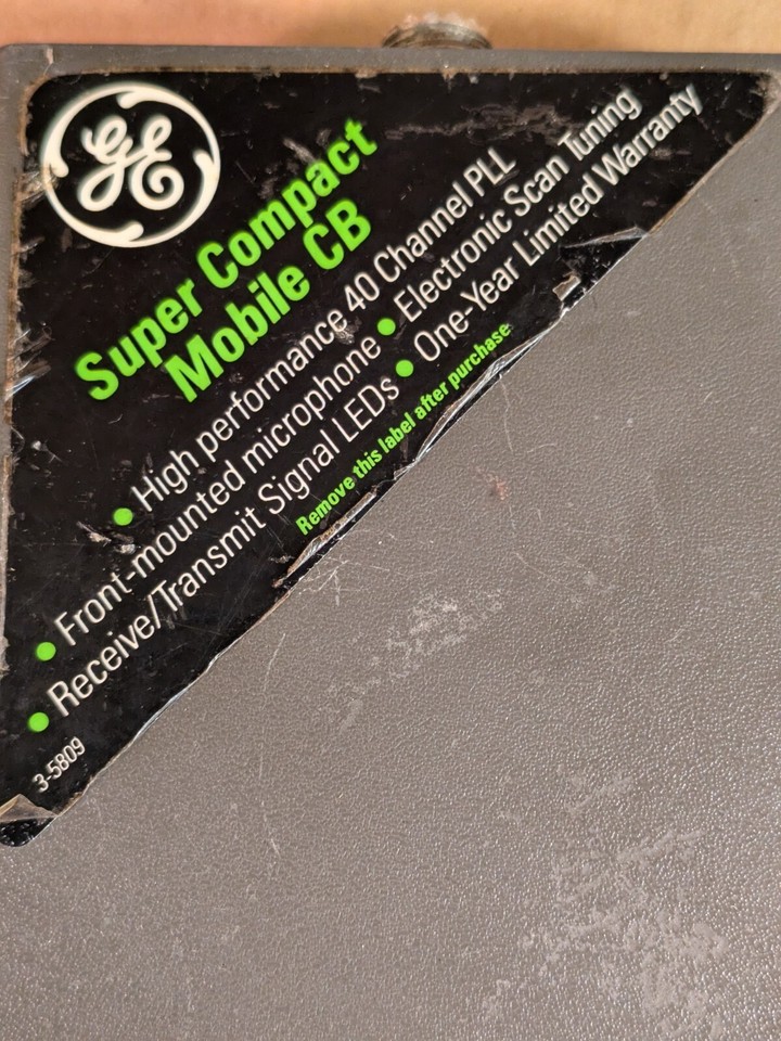 Vintage Sharp CB-2460 40 Channel Mobile CB Radio Transceiver -“Untested ...