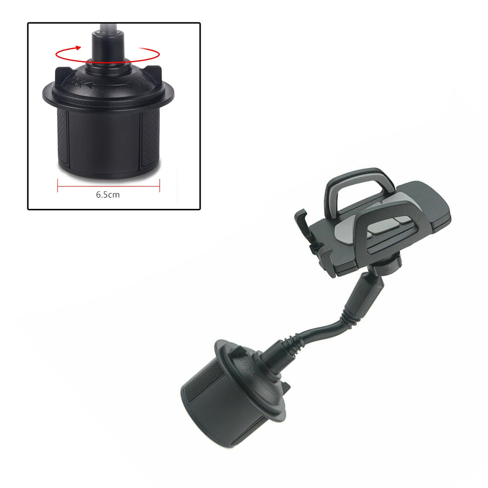 1x Adjustable Black Car Mount Cup Holder Cradle Tool Accessories For ...