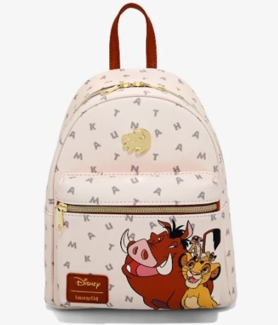 NWT Loungefly Disney The Lion King Simba Hakuna Matata Letters Mini ...
