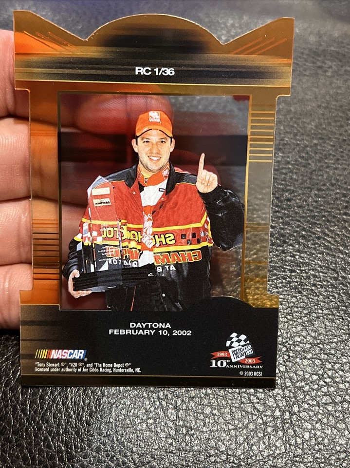 2003 Press Proof Eclipse Racing Champions 2002 Shootout Die Cut Tony ...