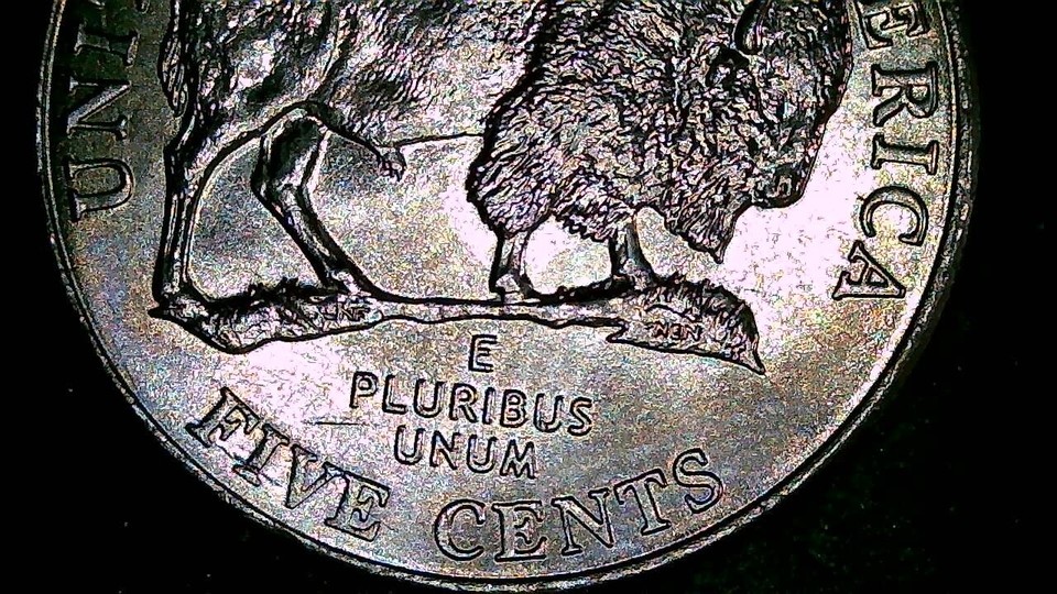 2005 D Jefferson Nickel Speared Buffalo From A BU Roll | eBay