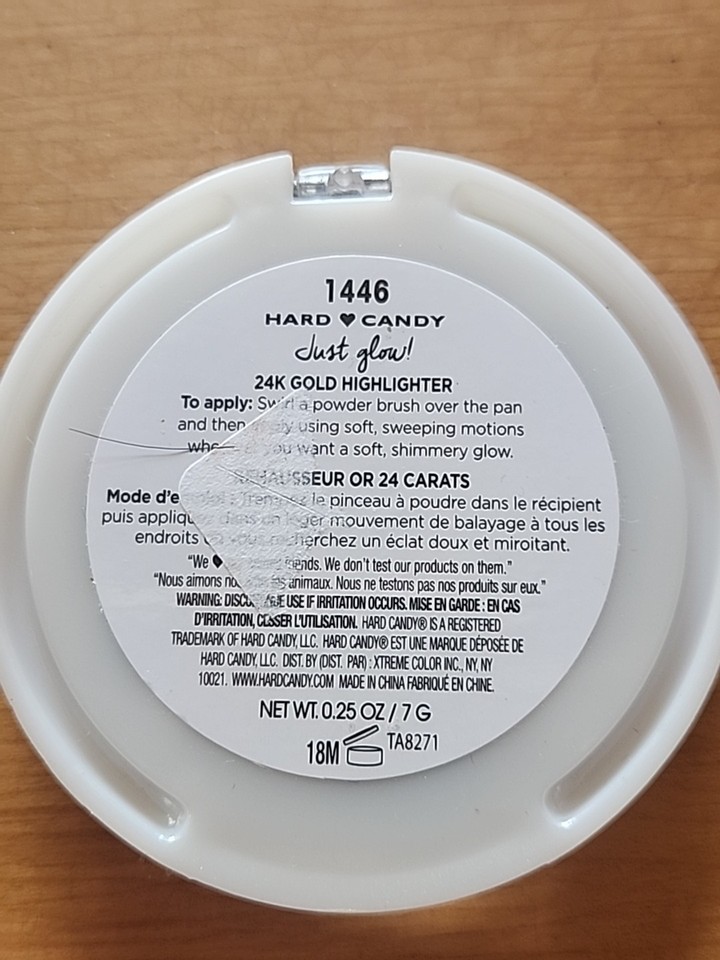 HARD CANDY JUST GLOW 24K GOLD HIGHLIGHTER 1446 - NEW 676045614467| eBay
