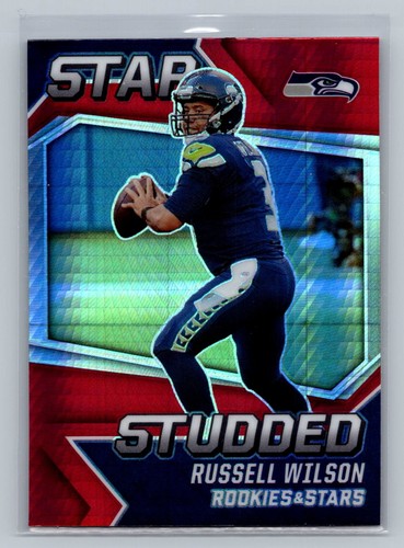 2021 Panini Rookies & Stars Russell Wilson Star Studded Red Prizm #SS ...