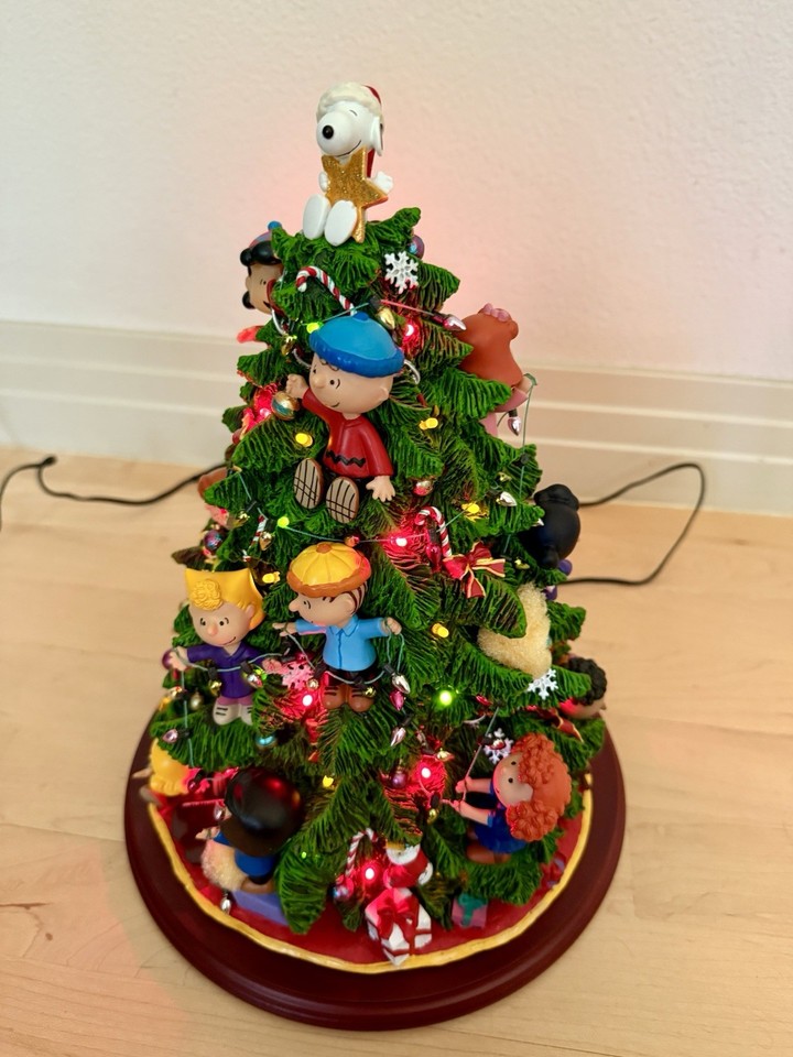 Danbury Mint Peanuts Christmas Tree Illuminated 2003 NEW | eBay