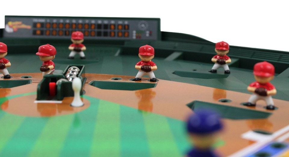 Super Stadium Baseball Game Realistic Action Indoor Miniature Baseball ...