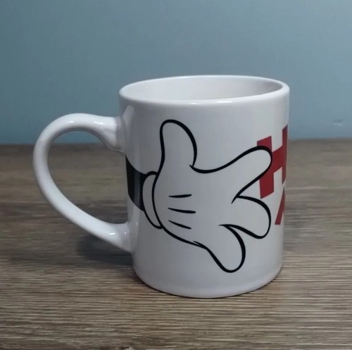 DISNEY Mickey Mouse Hug Me Hands Kids Mini Disney Coffee Mug Cup 3 1/4 ...