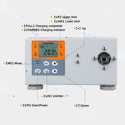 Degree Digital Torque Tester High Precision Torque Meter Detection Tool ...