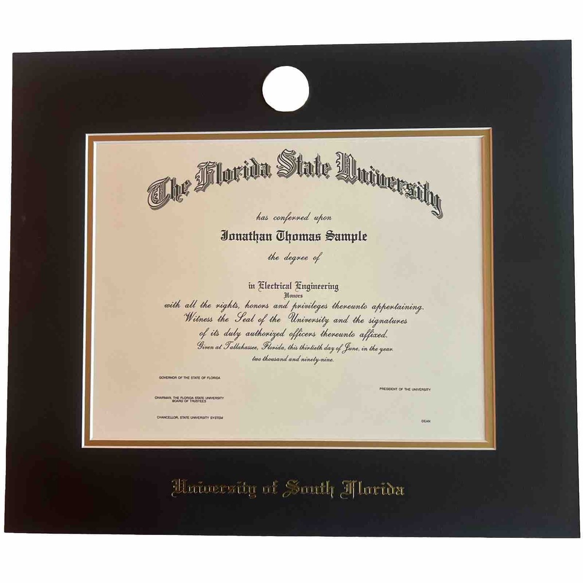 Florida High School Honors Diploma Diploma Or Certificate Of