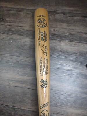 Rare Alex Rodriguez 500 Home Run Commemorative Bat Low serial number ...
