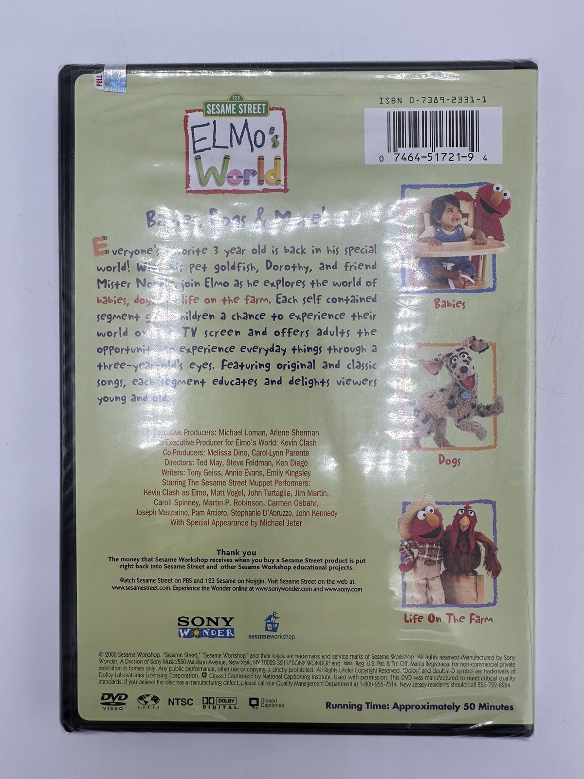 Elmos World - Babies, Dogs More (DVD, 2002) for sale online | eBay