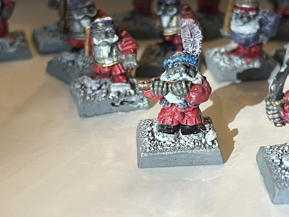 Marauder MB1 Dwarf Regiment X18 Oldhammer 80's Metal Warhammer Old World Painted | eBay