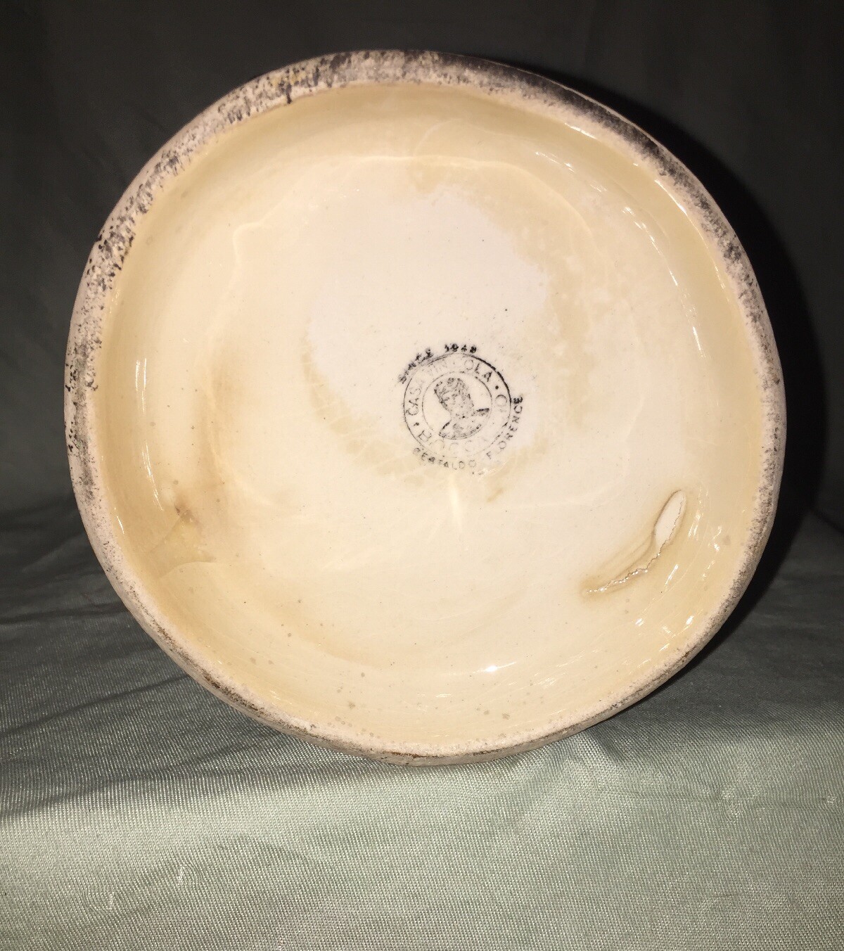 CERAMIC MONK FRIAR DECANTER BOTTLE CASA VINICOLA BOCCACCIO CERTALDO ...