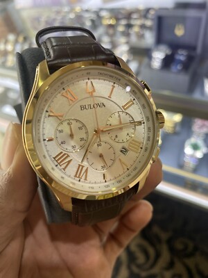 Bulova 97B169 Men's Classic Watch - leather strap - quartz | eBay