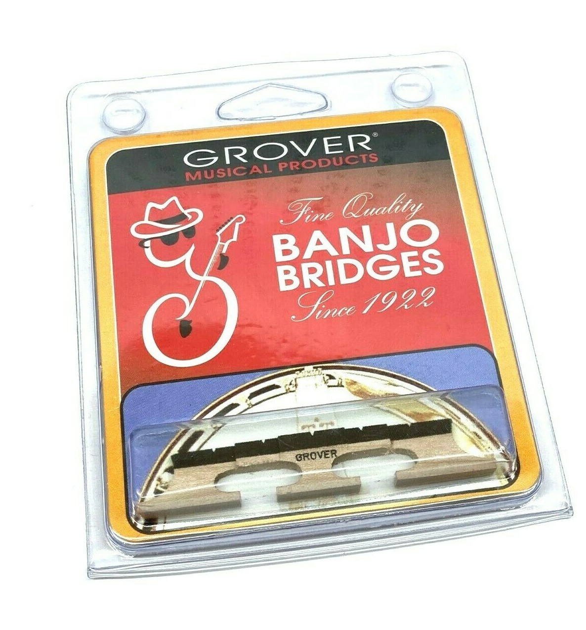 Grover 5 String Banjo Compensating Bridge 1/2" Height MPN 76 for sale ...