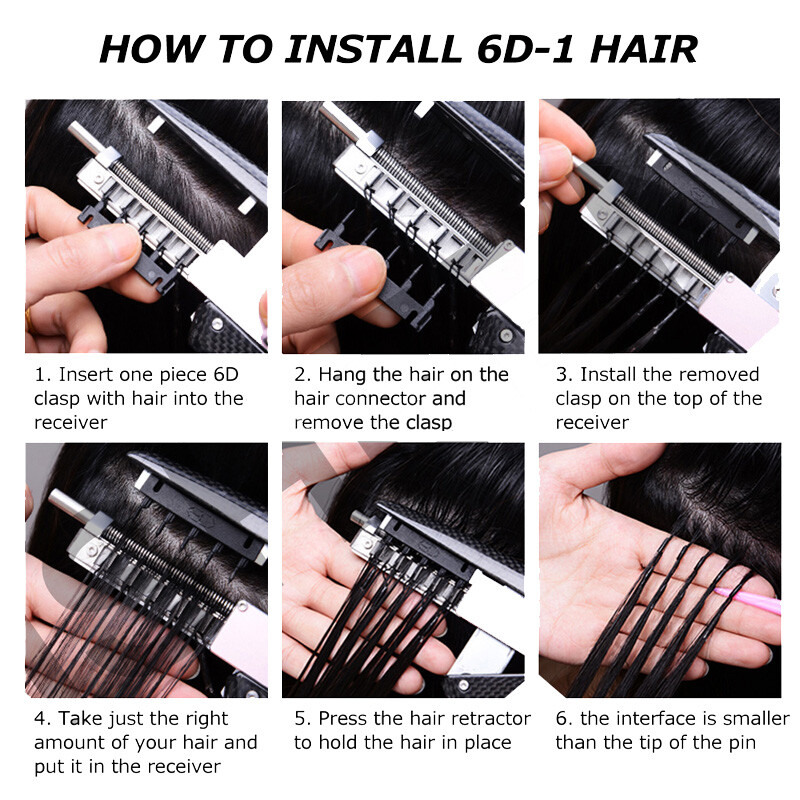 6D Hair Extension Machine Human Hair Extension Salon Hair Tool ...