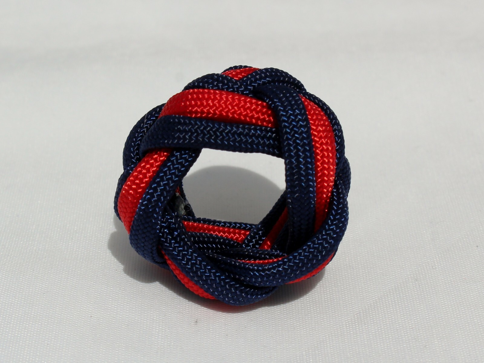 Handmade Scout Neckerchief Slide Woggle Wolf Paracord Turks Head Knot ...