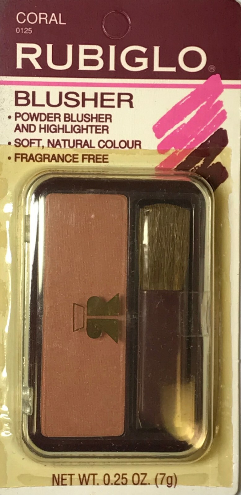 2 Rubiglo Powder Blusher & Highlighter - Coral 0125 | eBay