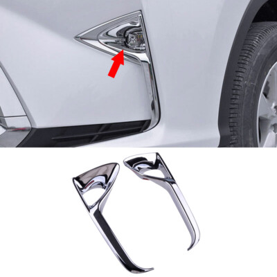 Front Fog Light Chrome Trim Cover For Lexus RX350 2016-2019 Base Sport ...