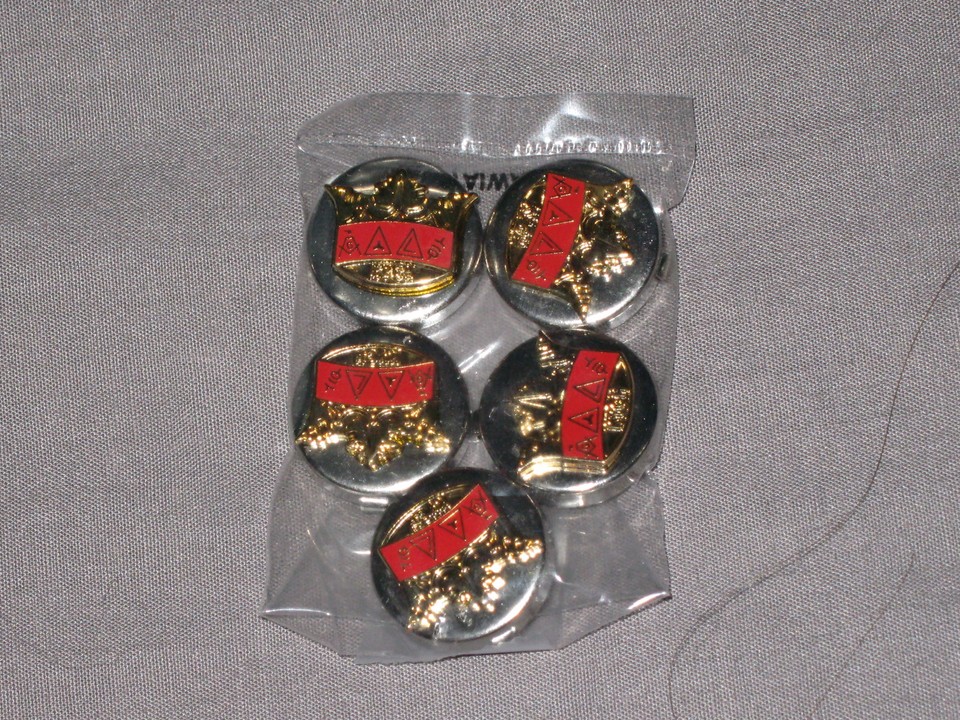 Masonic Button Covers Tuxedo Square Compass Past Master York Rites ...