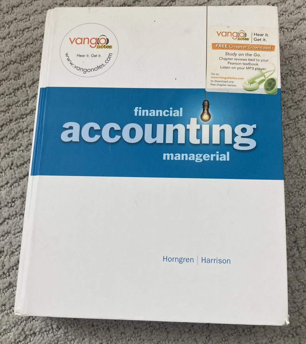 Financial Accounting Textbook Pearson