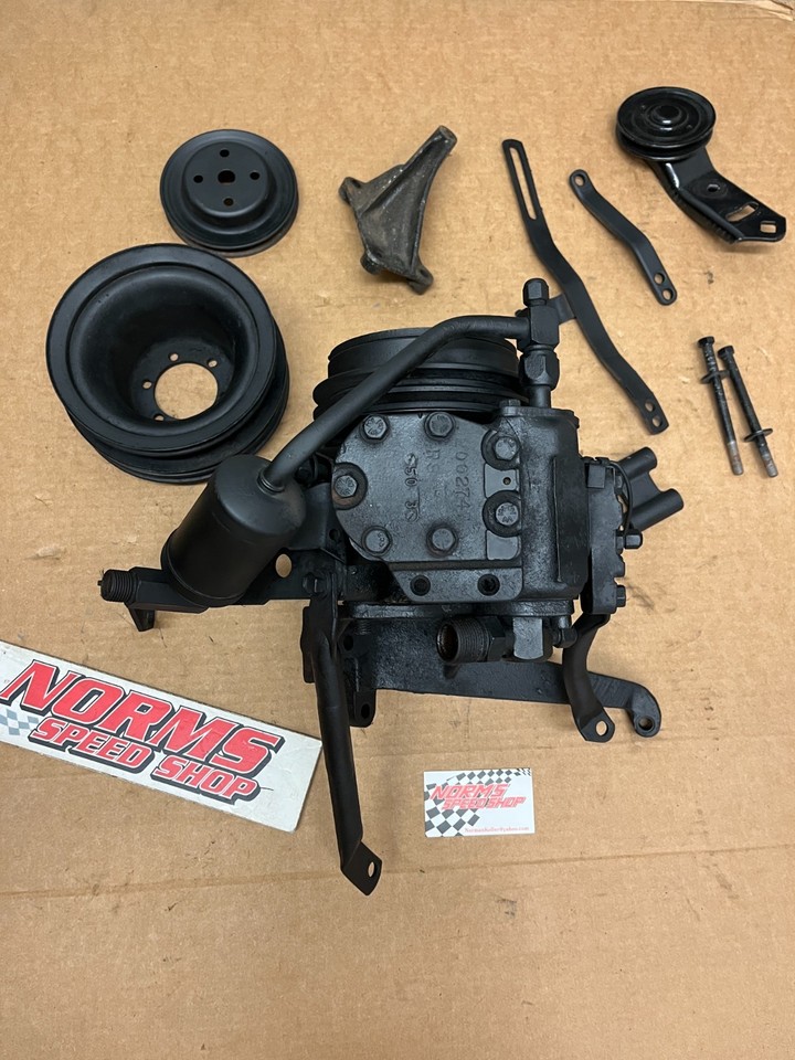 Mopar 440 426 413 A/C Compressor Pump Pulley Bracket Set 1968 68 B C ...