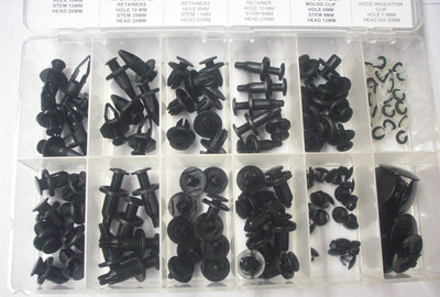 Honda Bumper Fender Hood Trunk Weatherstrip Body Shop Retainers Clips ...
