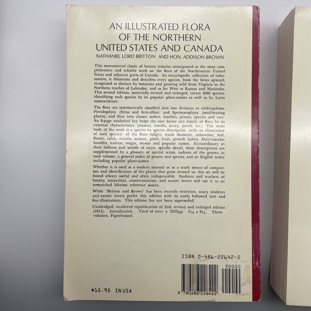 Illustrated Flora of the Northern United States and Canada by Addison ...