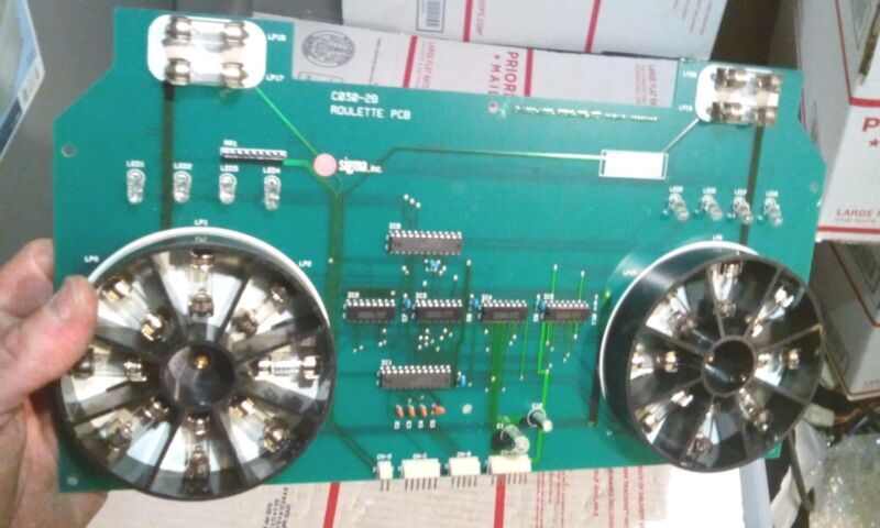 sigma roulette arcade pcb #c030-2b | eBay